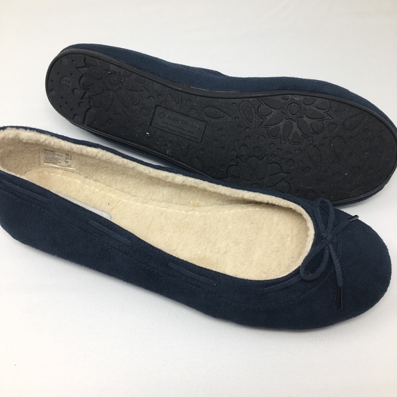 Airwalk | Shoes | Comfy Navy Blue Lined Slippers Size 1 Air Walk | Poshmark